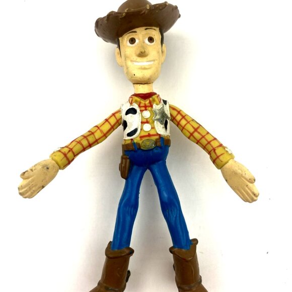 Toys | Disney Pixar Toy Story Woody Figure 45 Bendable Rubber Doll Toys ...